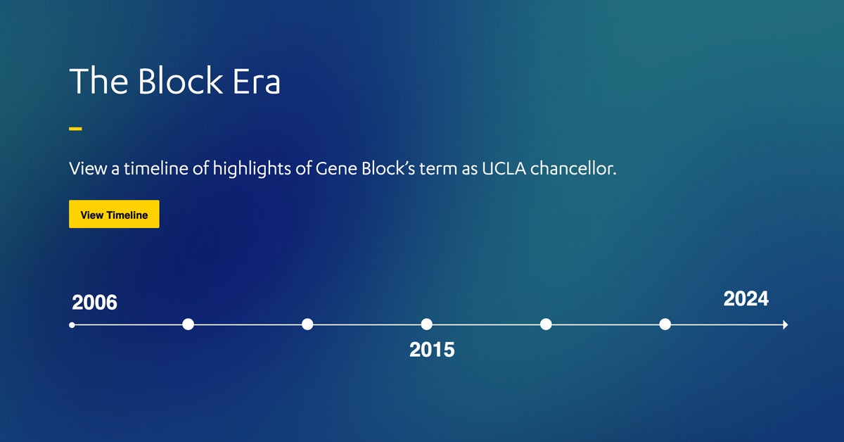 Timeline - Tribute to Chancellor Block